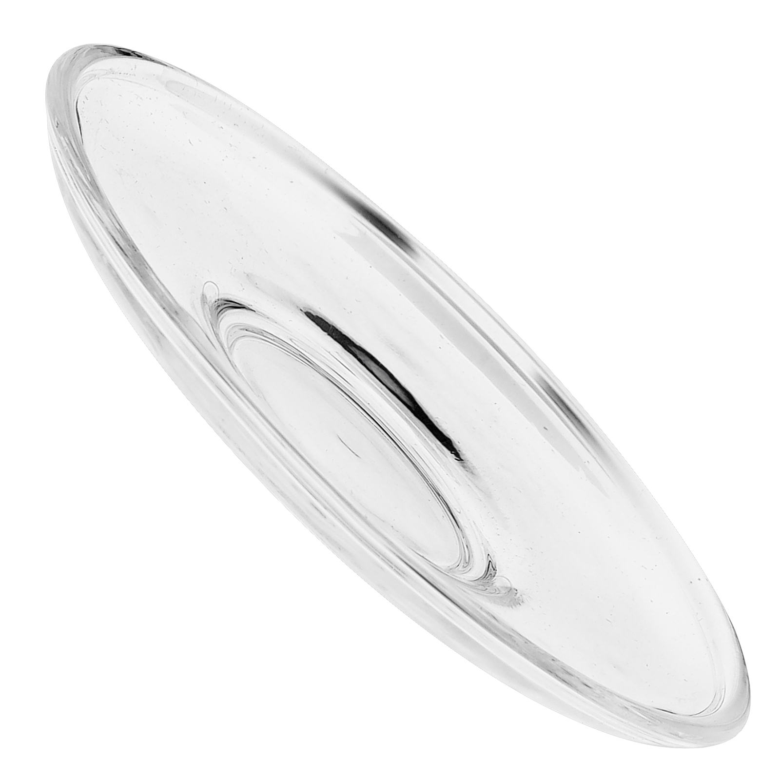 2Pcs Decorative Tea Saucers Glass Tea Plates Round Coffee Plate Teacup ...