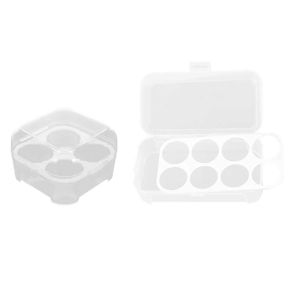 2Pcs Desktop Makeup Sponge Boxes Simple Makeup Sponge Container Small ...
