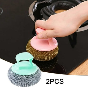 Bathroomcleaning Steel Wool Scrubber Stainless Steel Sponges 10PCS/Pack ...