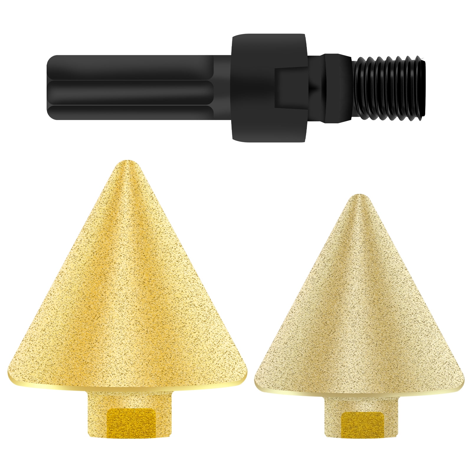 2Pcs Diamond Beveling Chamfer Bit 38 mm 50 mm Diamond Countersink Drill ...