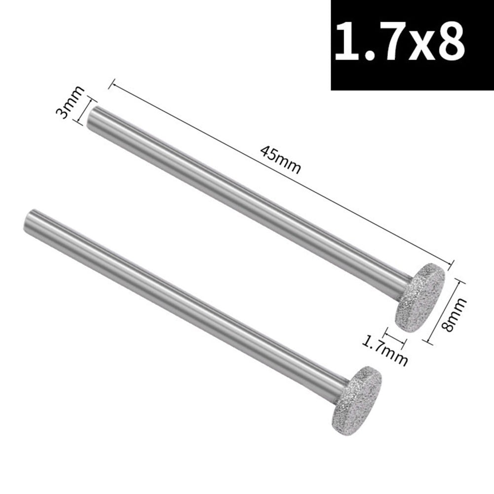 2Pcs Diamond Grinding Head Burrs Abrasive-Polishing Jade Stone Carving ...