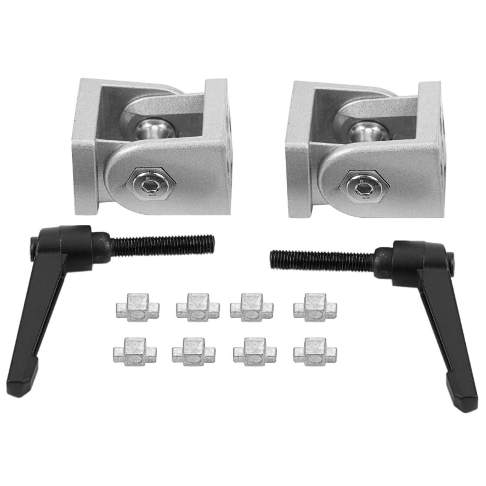 2Pcs Die Cast Aluminum Flexible Pivot Joint Connector With Handle ...