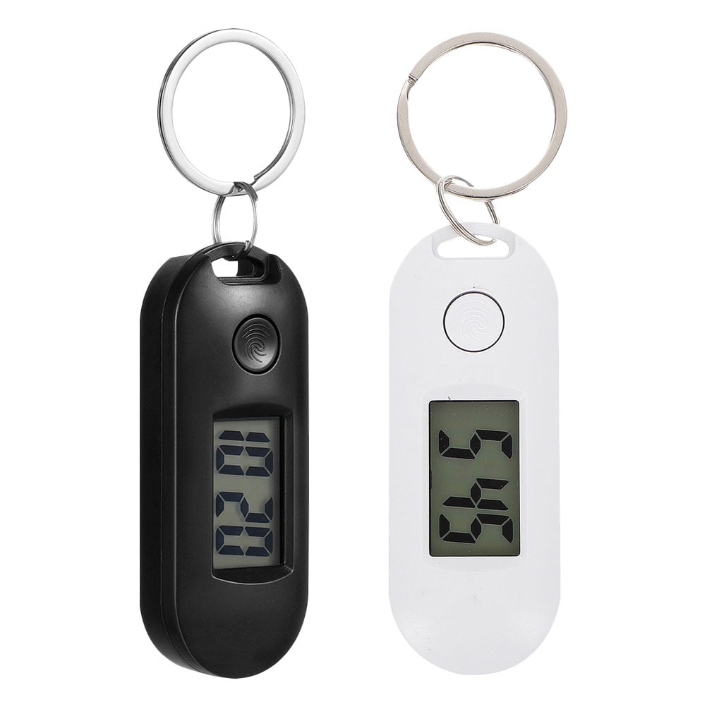 2Pcs Digital Keychain Watch - Portable Keychain Watch Small Pocket ...