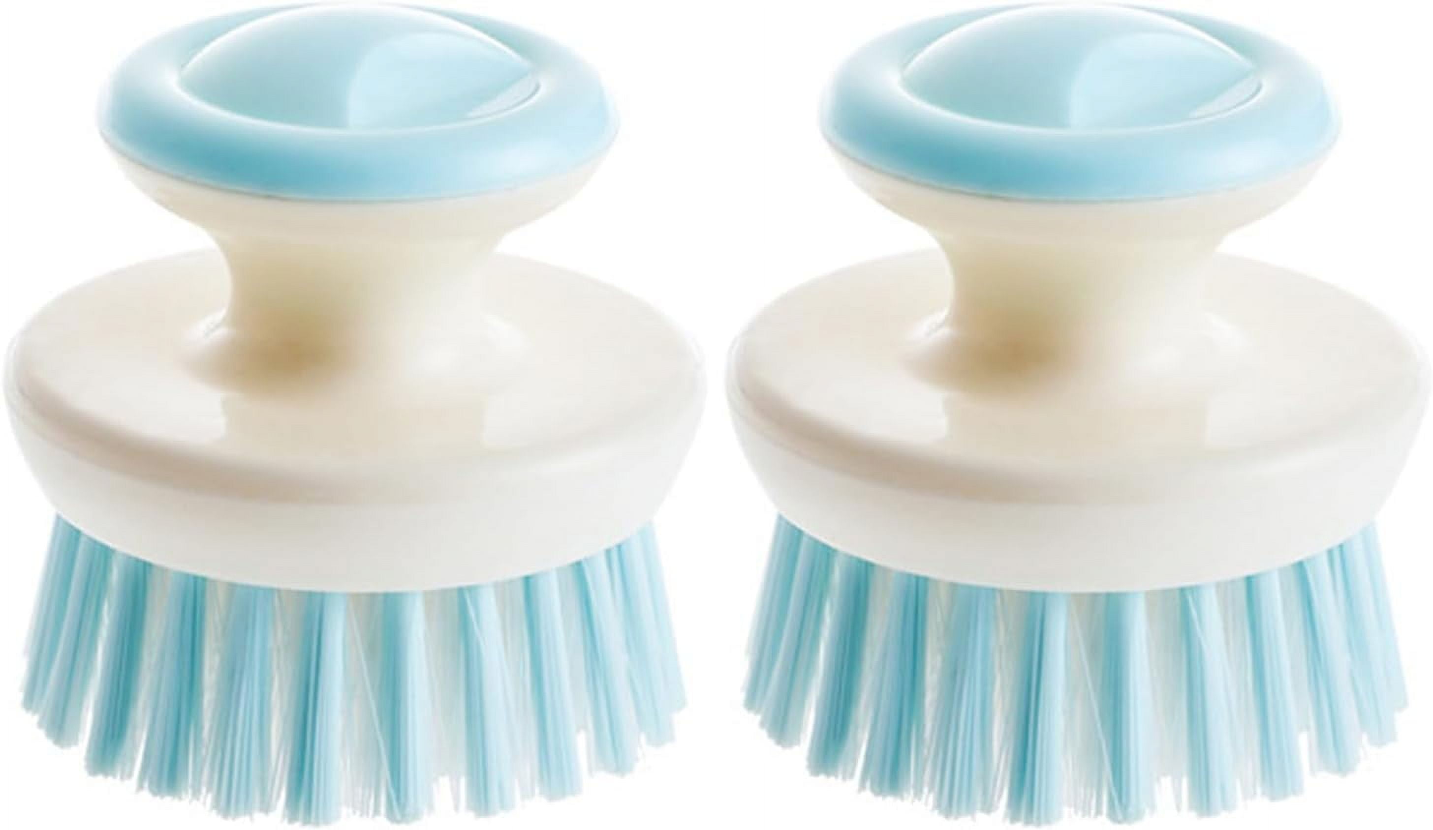 ZDWQFA 2Pcs Dish Brush, Durable Nylon Kitchen Scrubber for Bowl, Sink ...