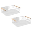 2Pcs Dish Drainer For Kitchen 41.5 X 30.5 Cm Matt Black Stainless Steel ...