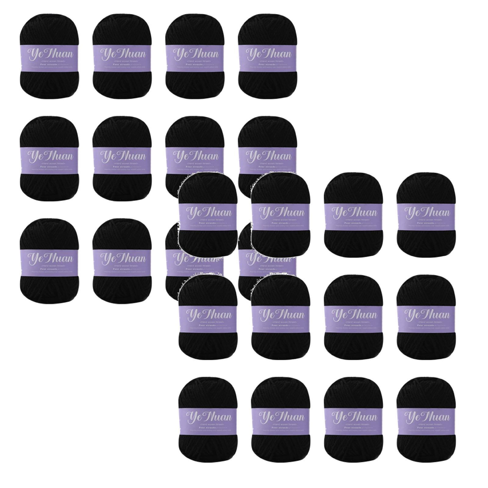 2Pcs Diy Knitting Yarn Skeins For Crochet And Crafting Soft Bulk Blend ...