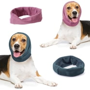 3Pcs Quiet Ears for Dogs, Dog Snoods Ear Covers for Noise (Black+Pink ...