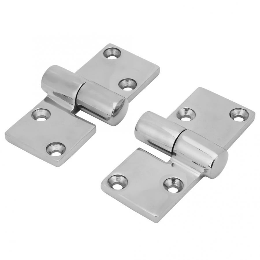 2Pcs Door Hinges Left and Right Take-Apart Hinge Stainless Steel Boat ...