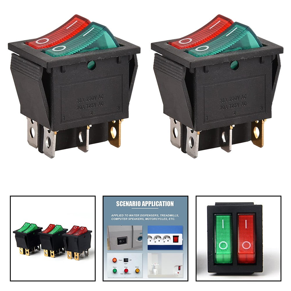 Dual Battery Rocker Switch
