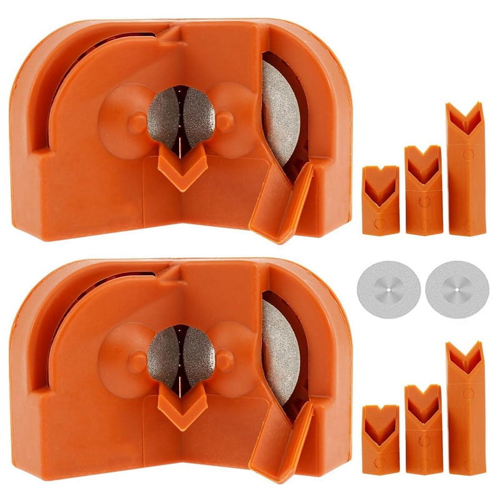 2Pcs Drill Bit Sharpener,Multipurpose Drill Bit Grinding Sharpener ...