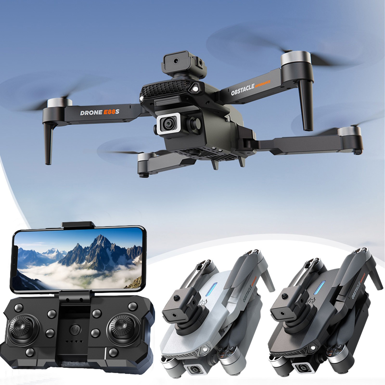 2Pcs Drone with Camera under $5! Kadlawus Brushless Motor Drone with ...