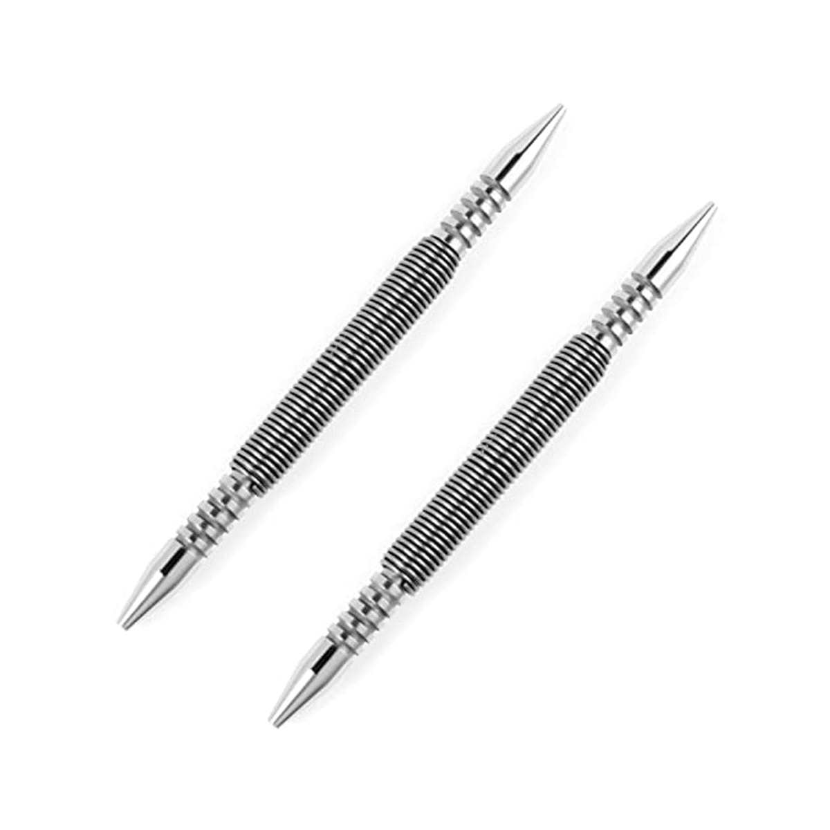 2Pcs Dual Nail Setters, 3/32&1/8Inch Spring Set Hammerless Setter Punch ...