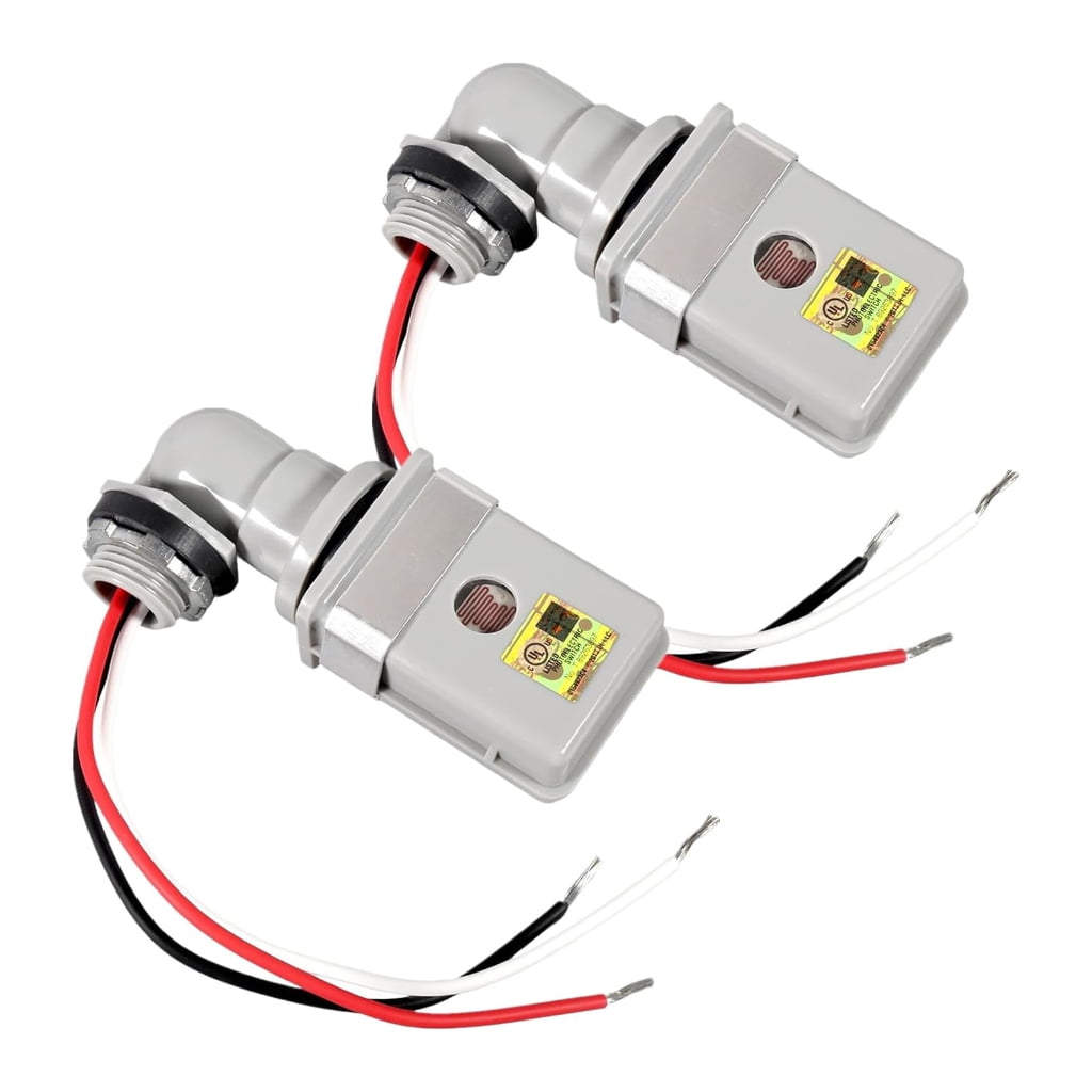 2Pcs Dusk to Dawns Sensors Photoelectric Switches Outdoor Photocell ...