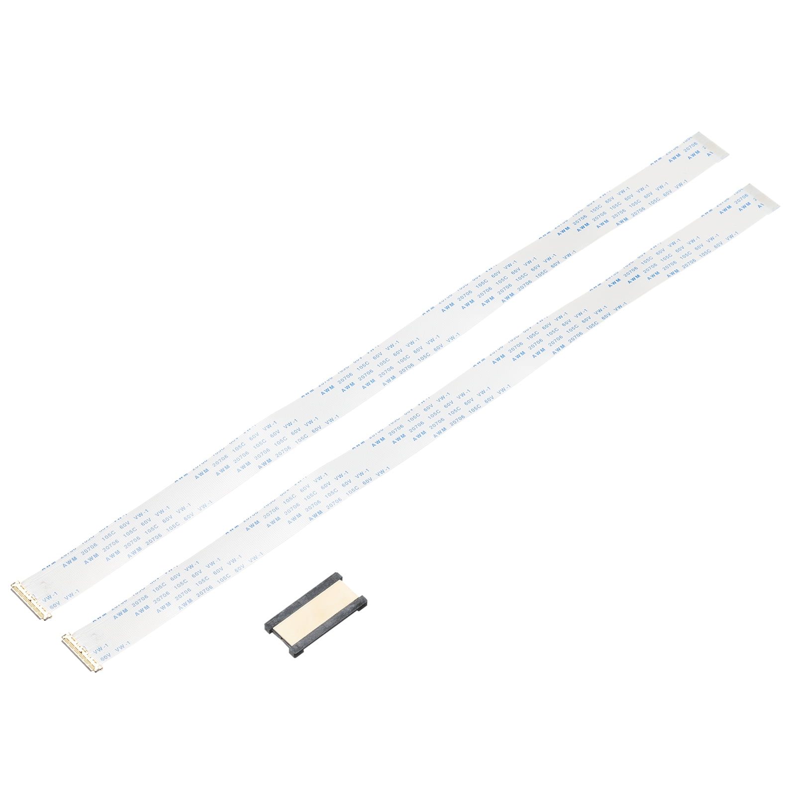 2Pcs EDP Wire FFC Flexible Flat Cable with Extend Adapter 30 Pins 0.5mm ...