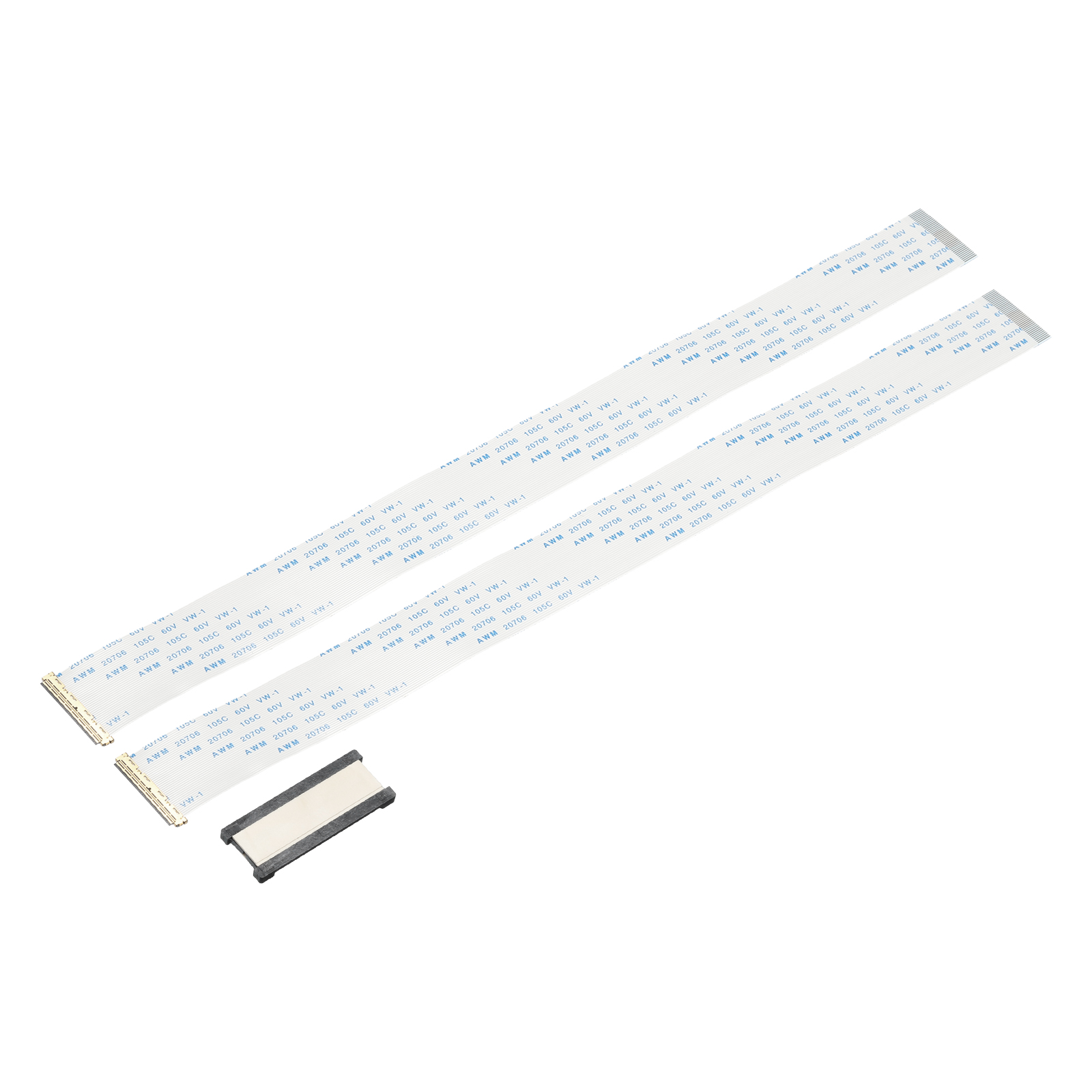 2Pcs EDP Wire FFC Flexible Flat Cable with Extend Adapter 40 Pins 0.5mm ...