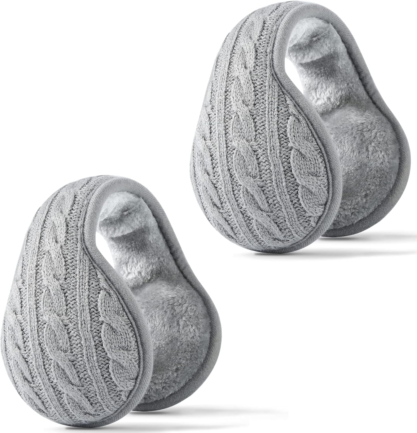 2Pcs Ear Muffs For Winter Men Women, Fleece Ear Warmers Winter Warm ...