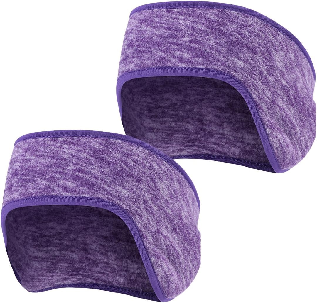 2Pcs Ear Warmer Headband for Cold Weather Running Sweatband Sports Non ...