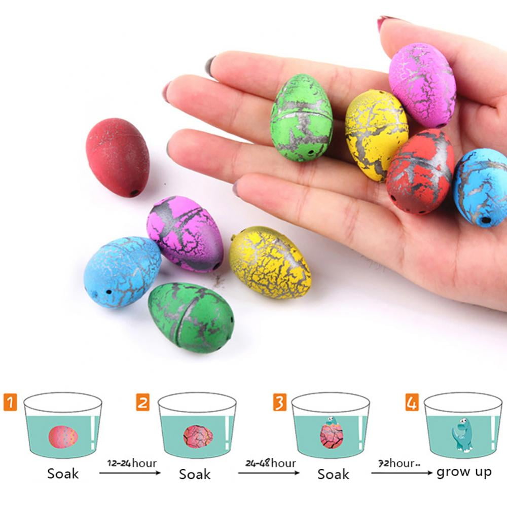 2Pcs Easter Dinosaur Eggs Hatching Dino Egg Grow in Water Crack ...