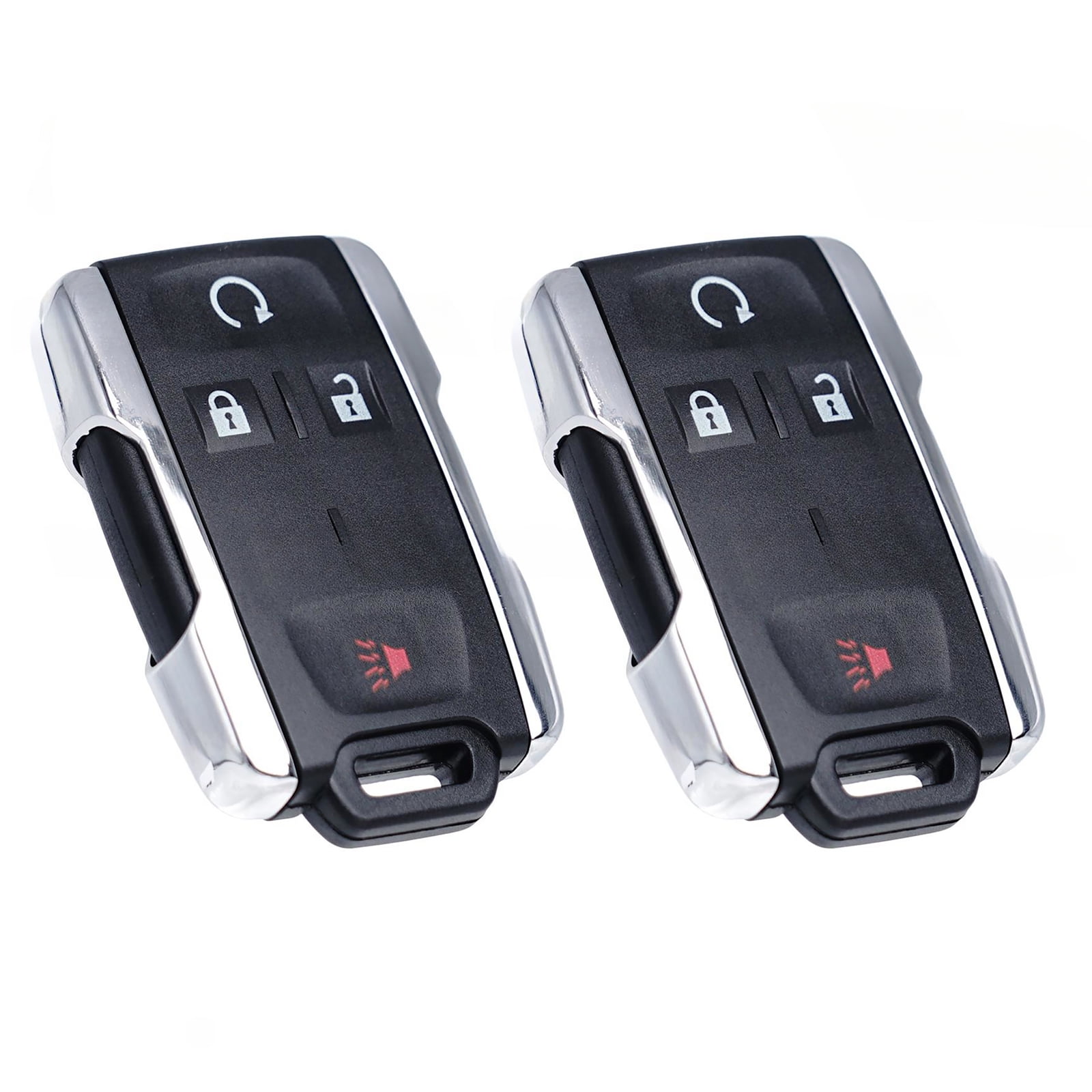 2Pcs Efficient Remote Key Fob 4 Buttons for Chevrolet Silverado 2014 ...