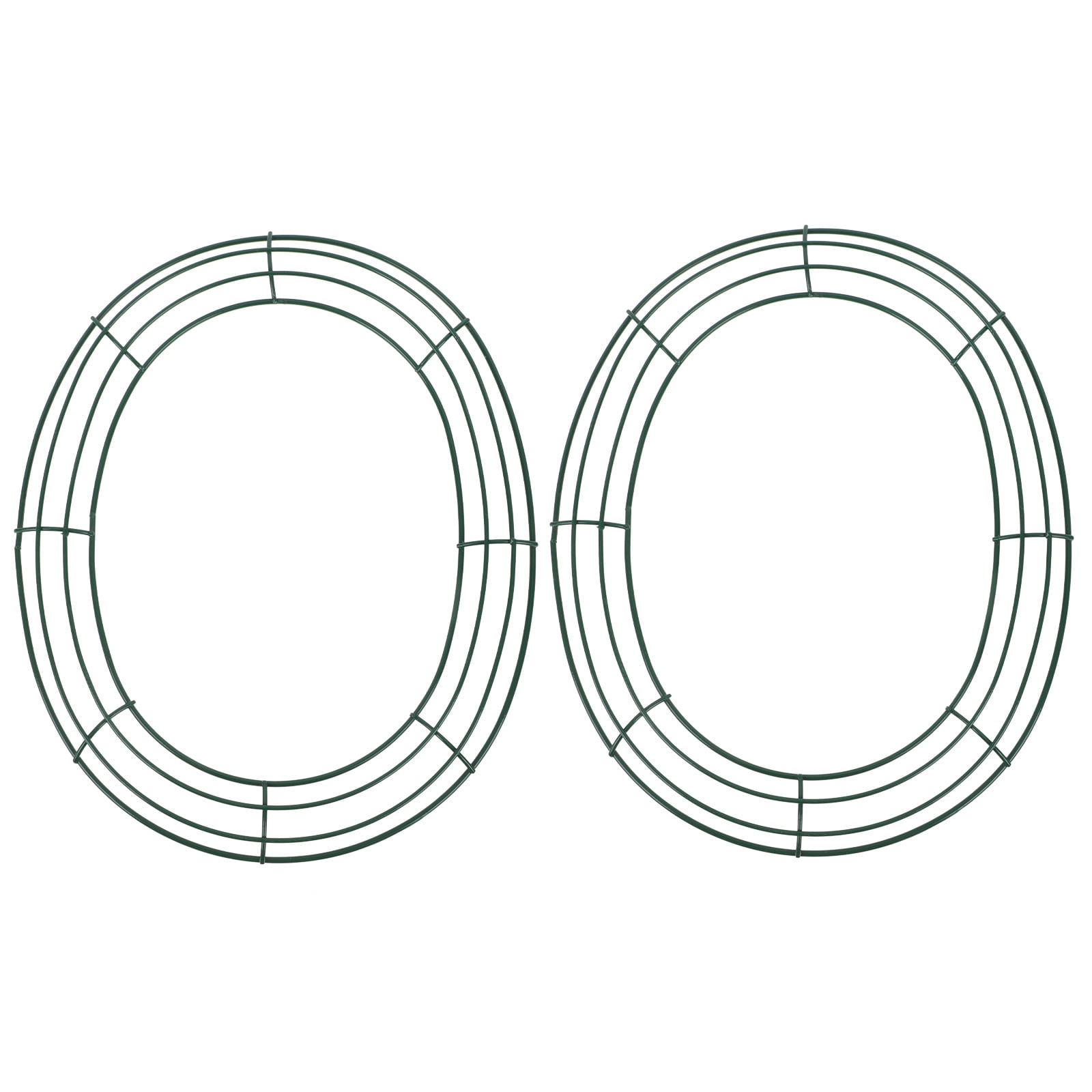 2Pcs Egg Shaped Wreath Frames Easter Wreath Making Rack DIY Craft ...