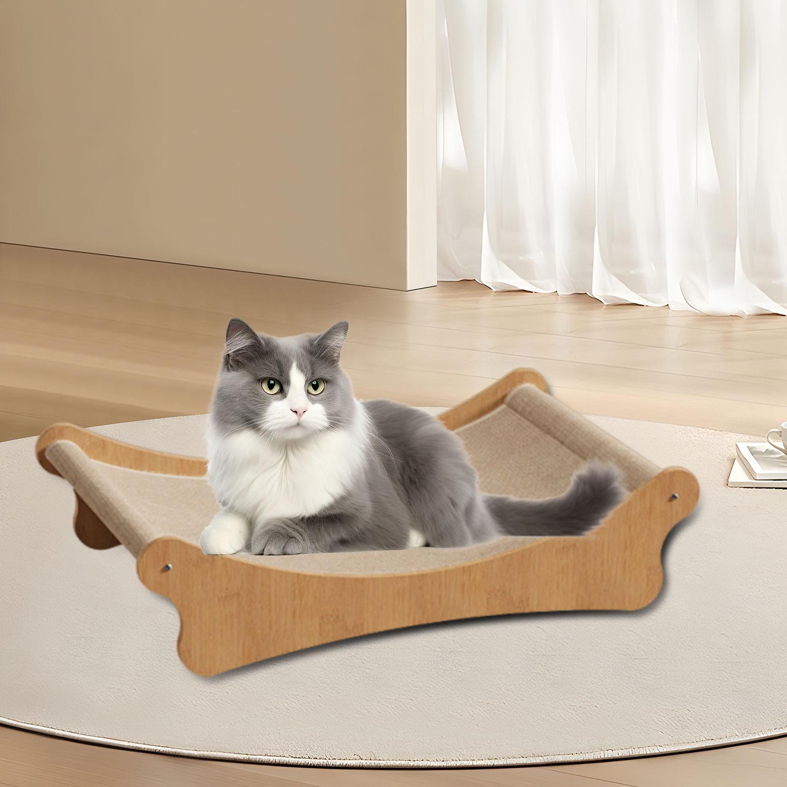 Serenable Cat Scratcher Bed Cat Scratching Board Wear Resistant Rest ...