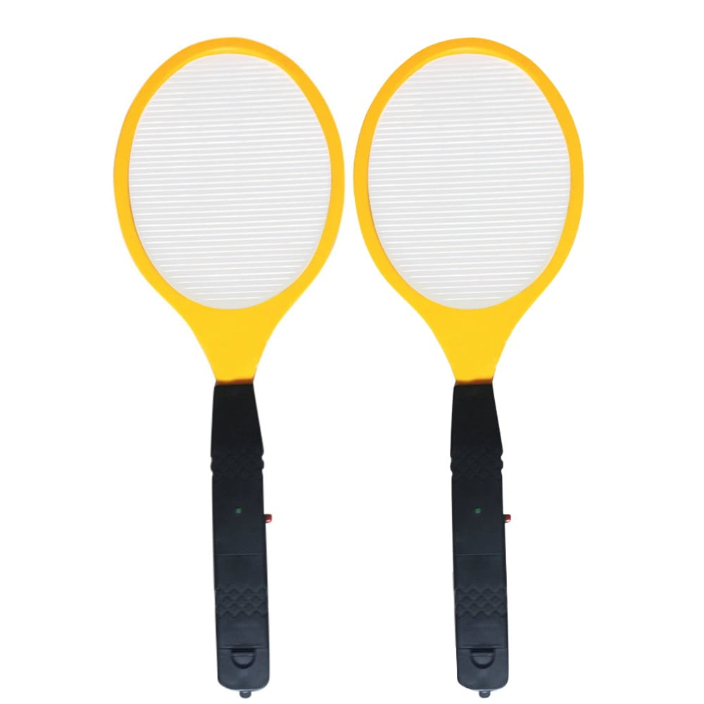 2Pcs Electric Fly Swatter Racket, Mosquito Bug Zapper Racket Battery ...