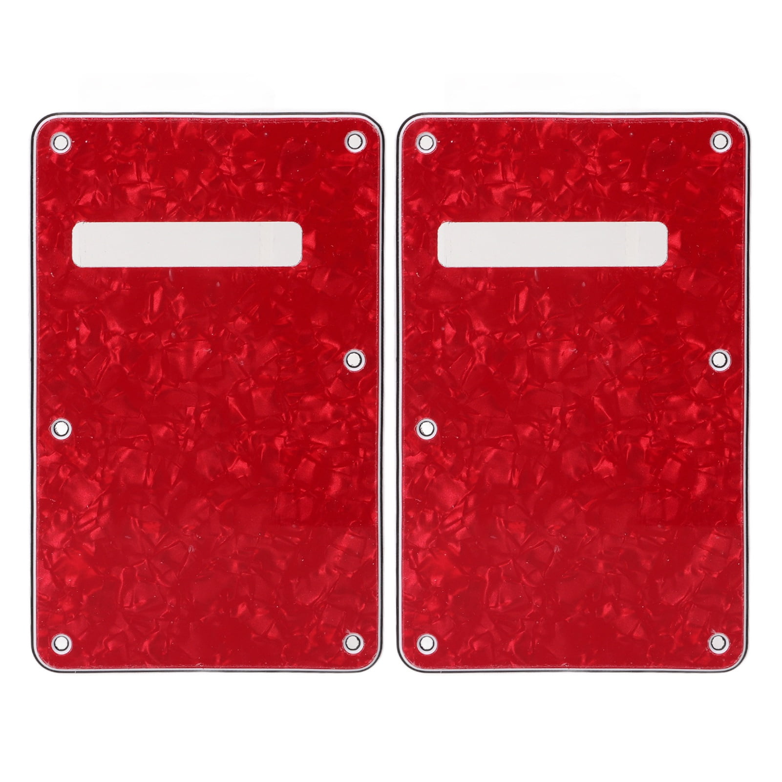 2Pcs Electric Guitar Backplate Guitar Cavity Cover Plate Pickguard PVC ...