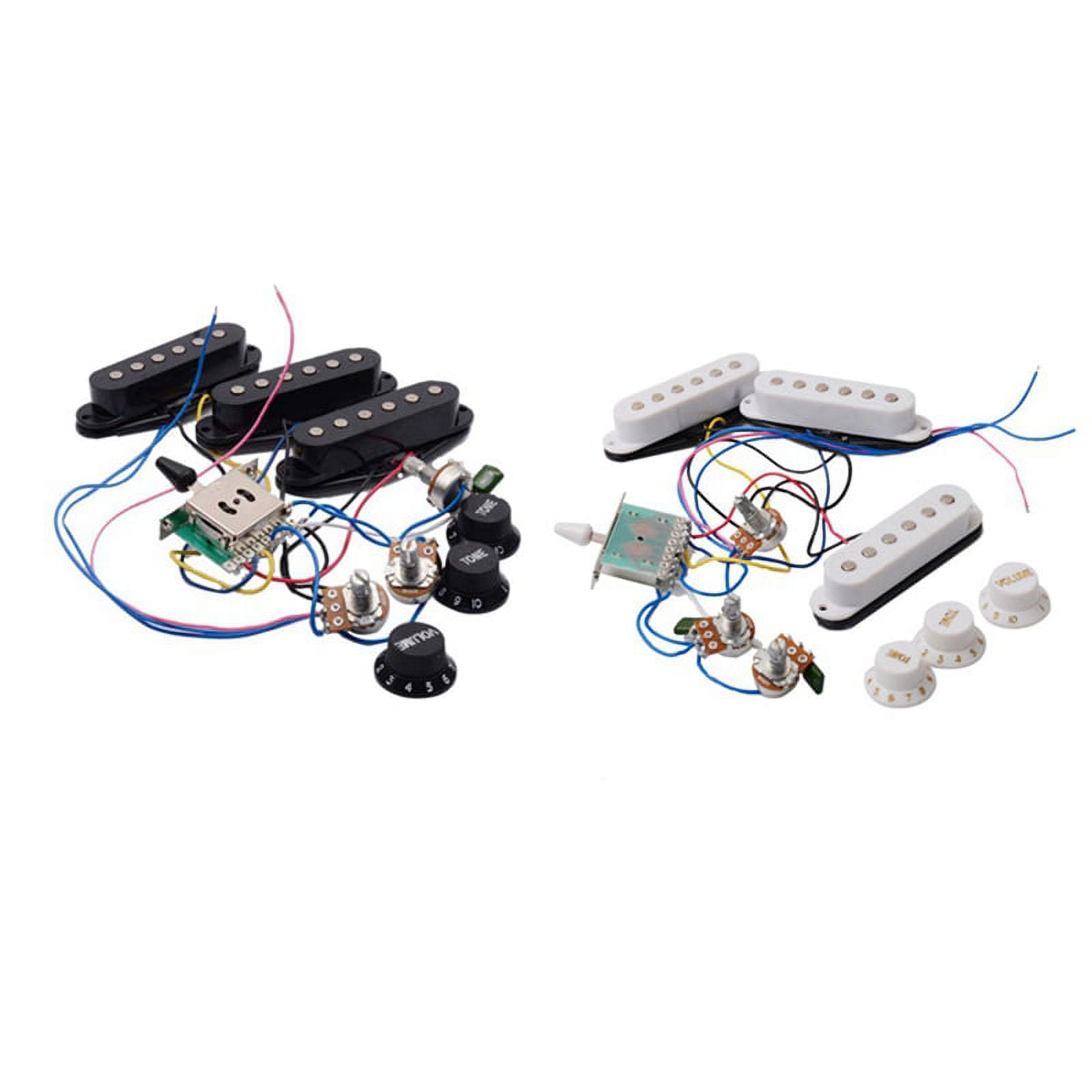 2Pcs Electric Guitar Pickup Wiring Harness Prewired 5-Way Switch Sss ...