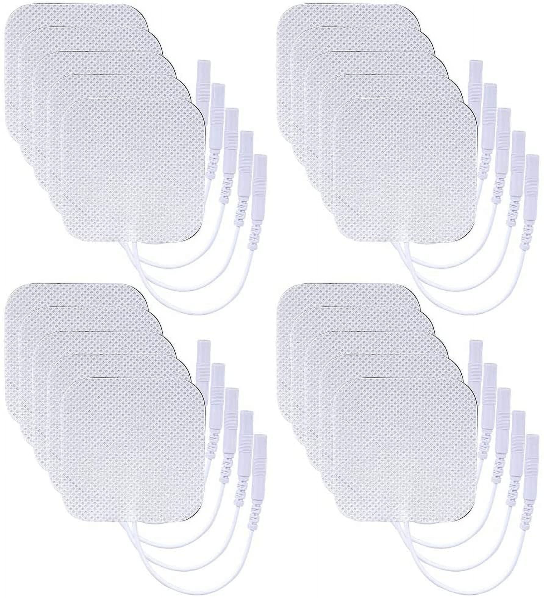 2Pcs Electrode Pads Wired Self-Adhesive Electrodes Premium Replacement ...