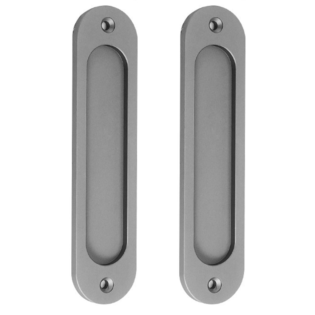 2Pcs Embedded Handle Wooden Door Push Pull Handles Replacement Hardware ...