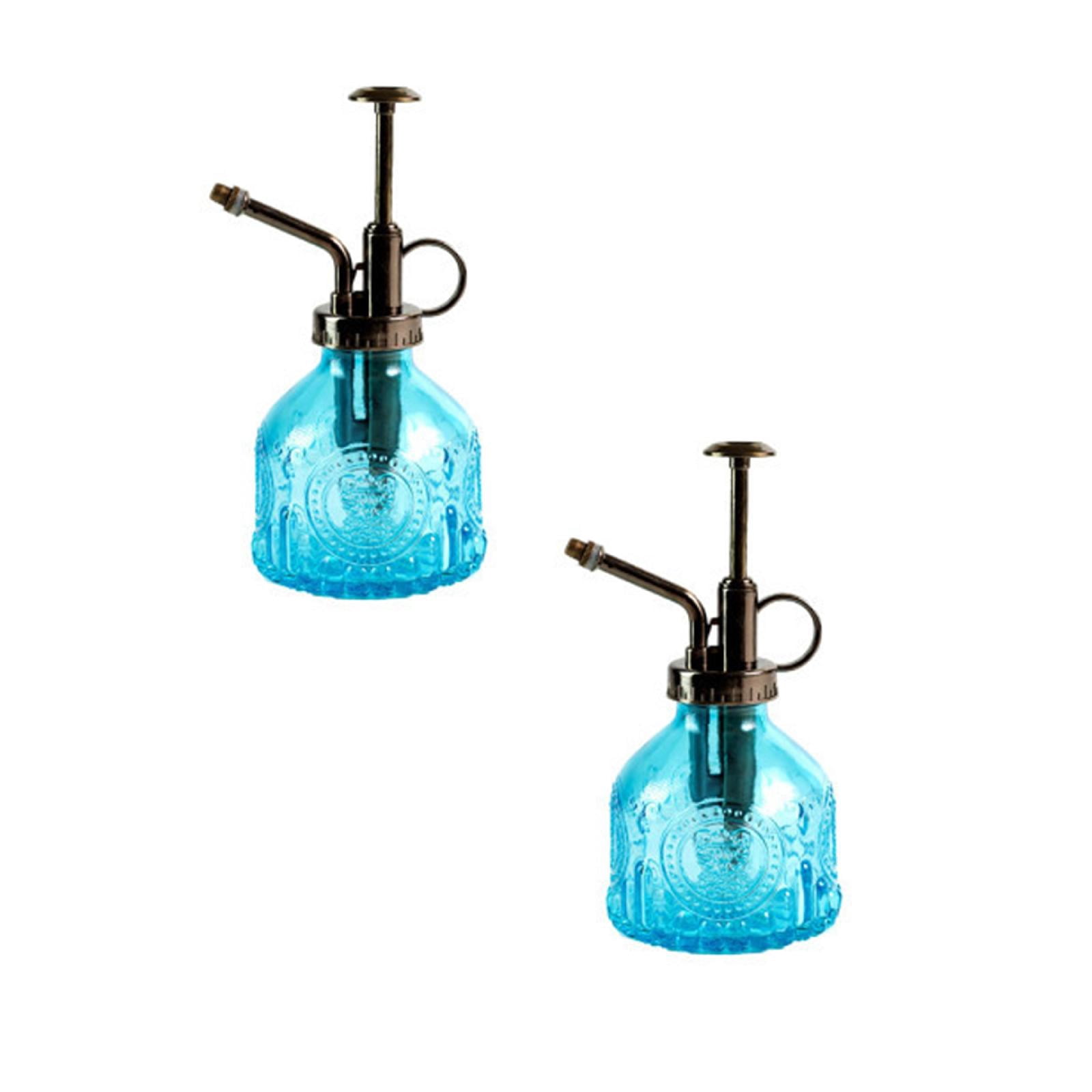 2Pcs Embossed Vintage Glass Watering Can Gardener Sprinkler Sprayer ...