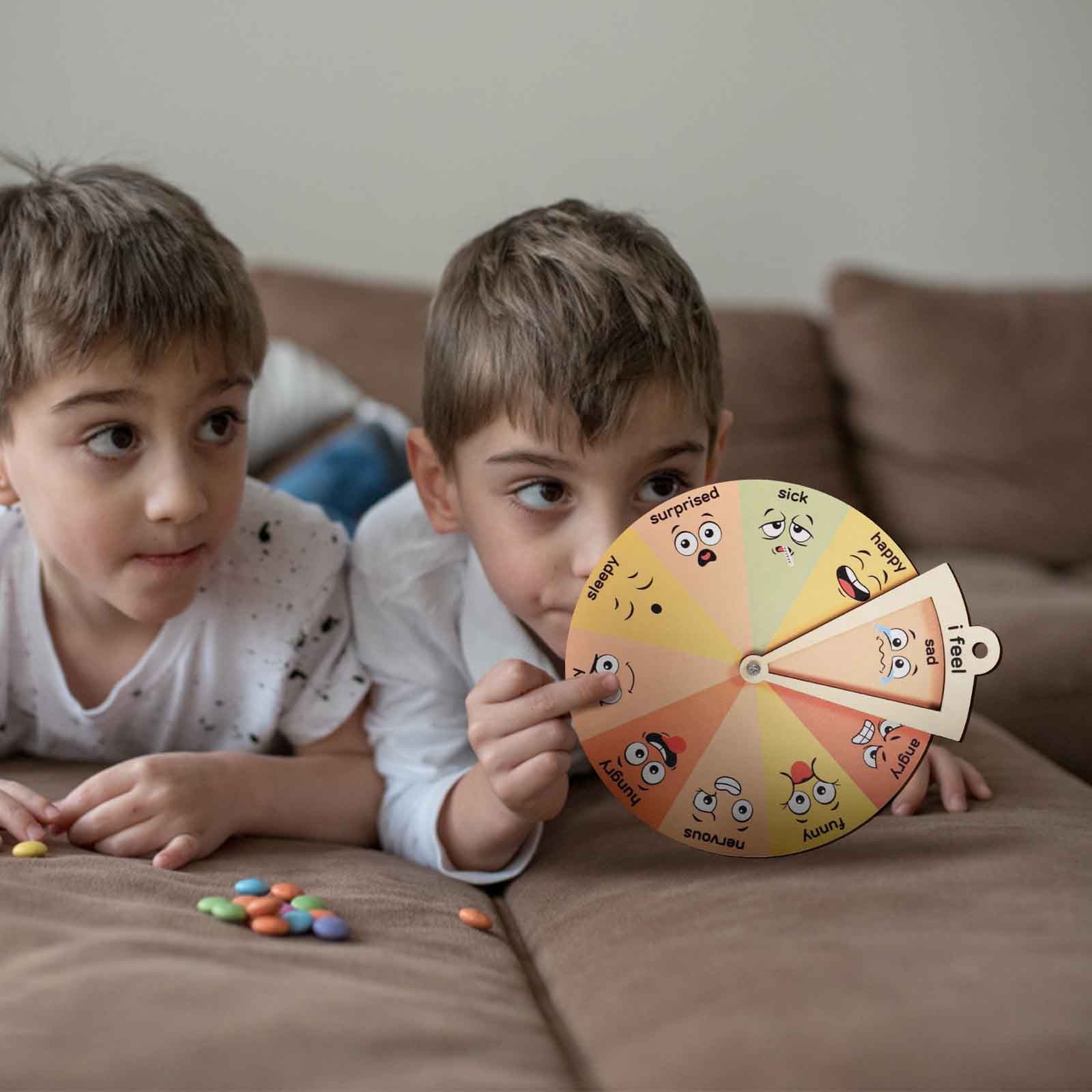 2Pcs Emotion Wheel Toy Yannianjz Toys Expression Mood Management Wheel ...