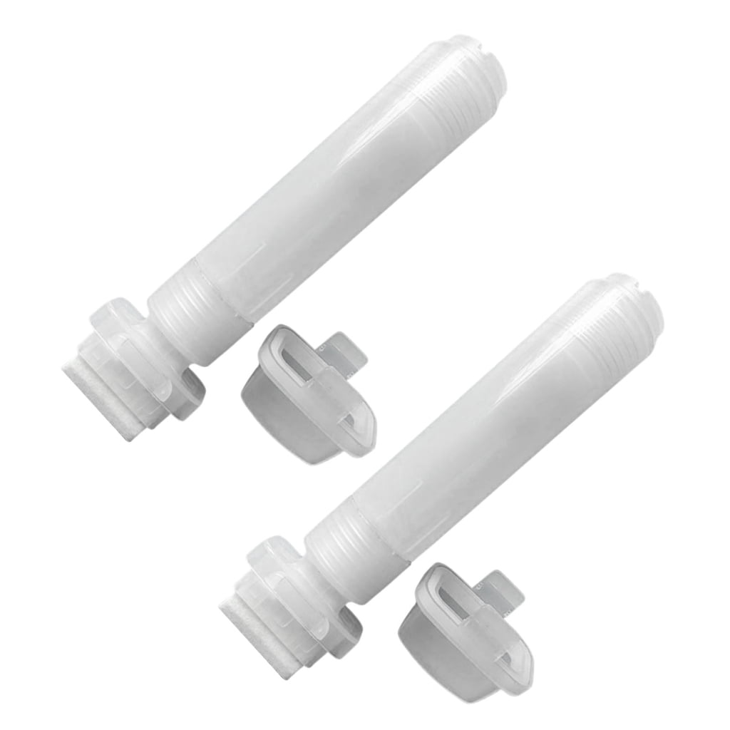 2Pcs Empty Pens Flat or Round Head Refillable Acrylics Empty Marker ...