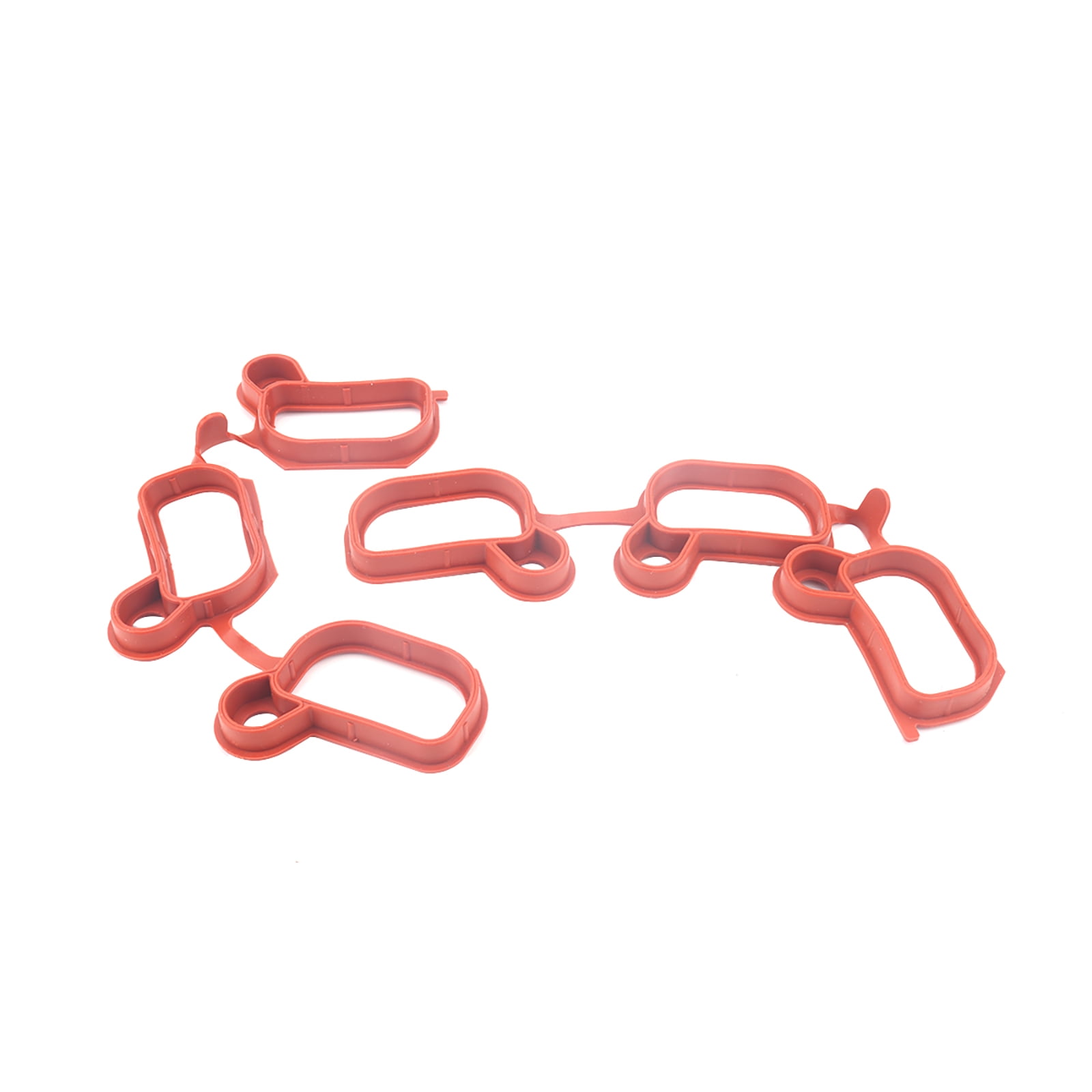 2Pcs Engine Intake Manifold Gasket Set Red Rubber, OE 11611436631, for ...
