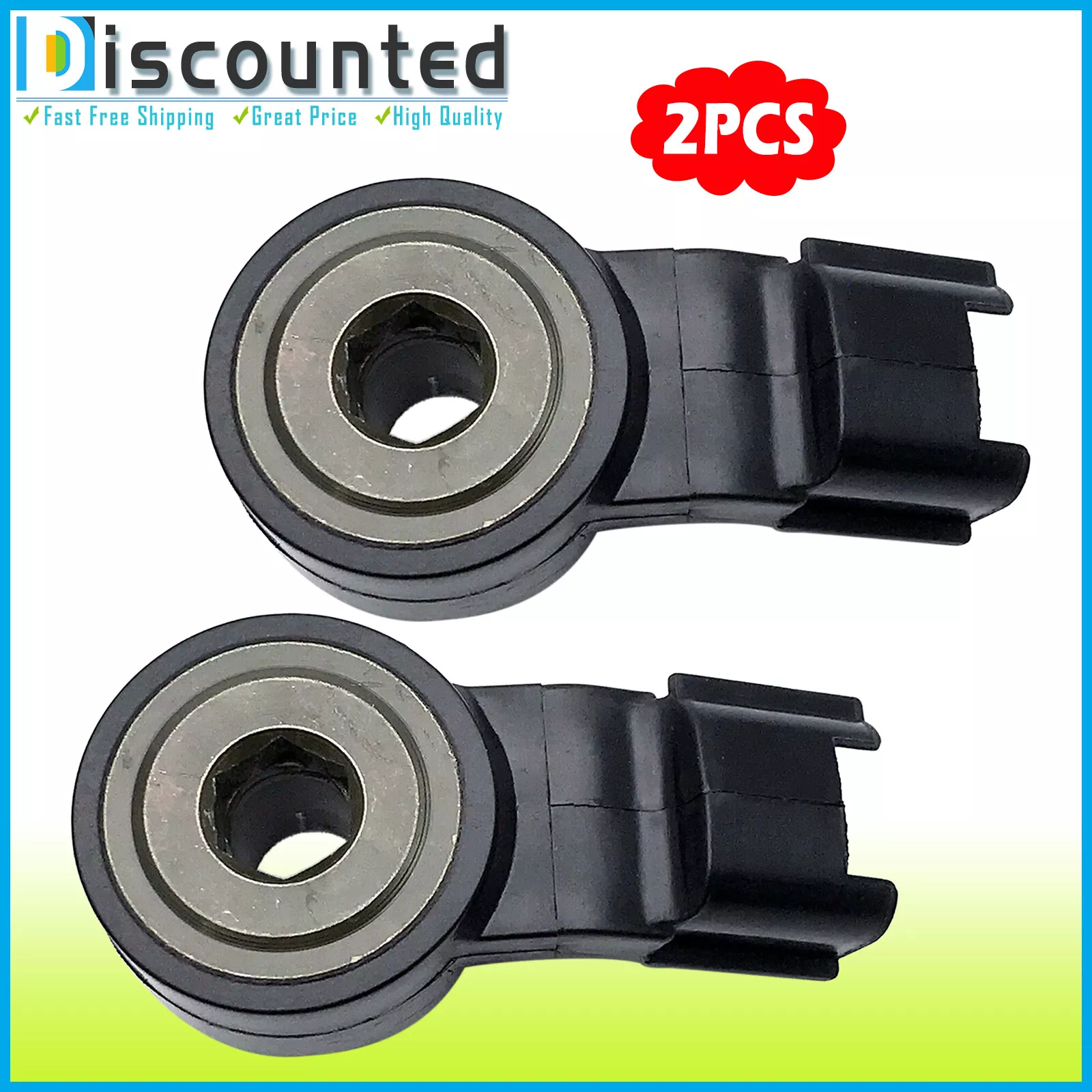 2Pcs Engine Knock Sensor For 2003-2018 Toyota 4Runner 4.0L 4.7L Corolla ...