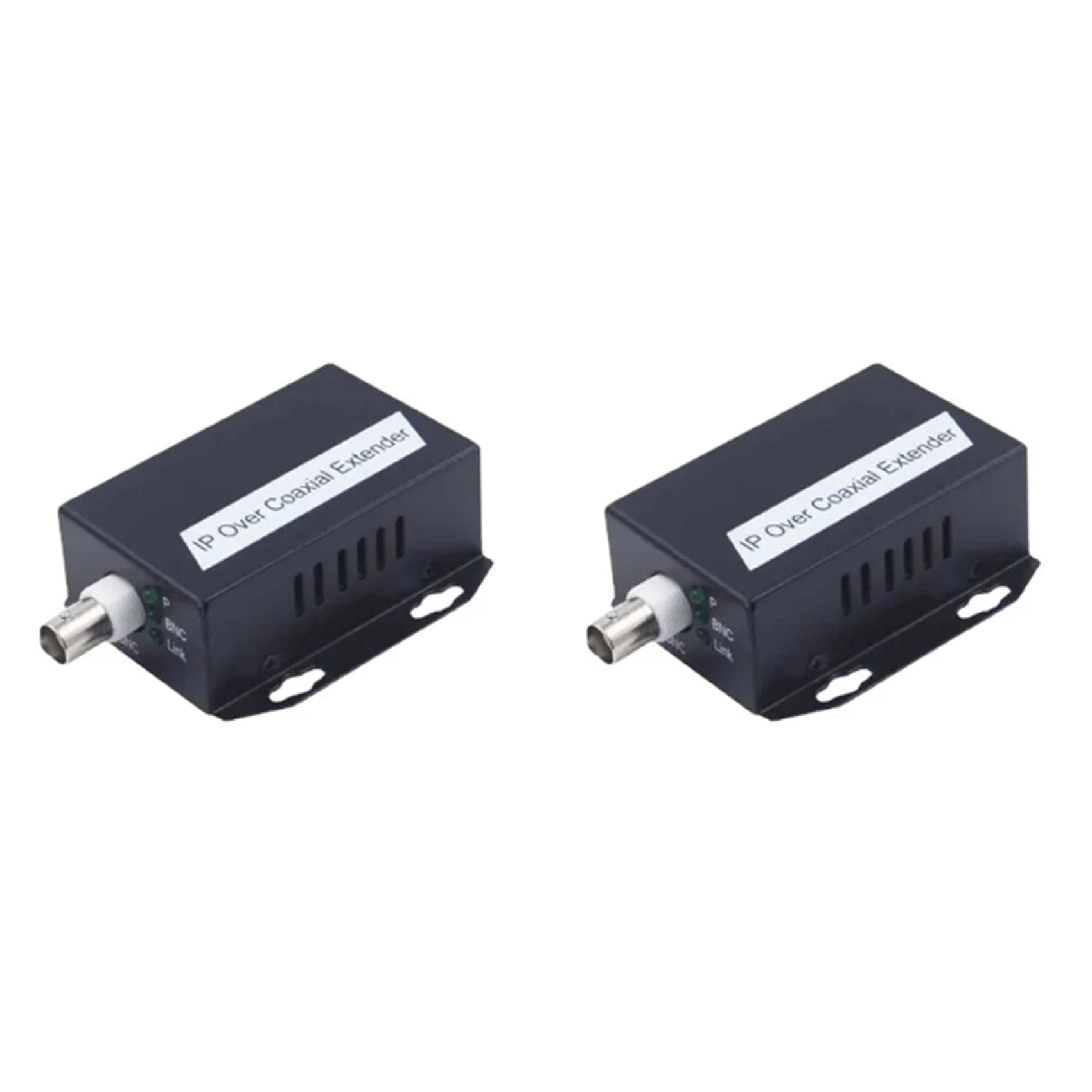 2Pcs Ethernet IP Extender over Coax HD Network Kit EoC Coaxial Cable ...