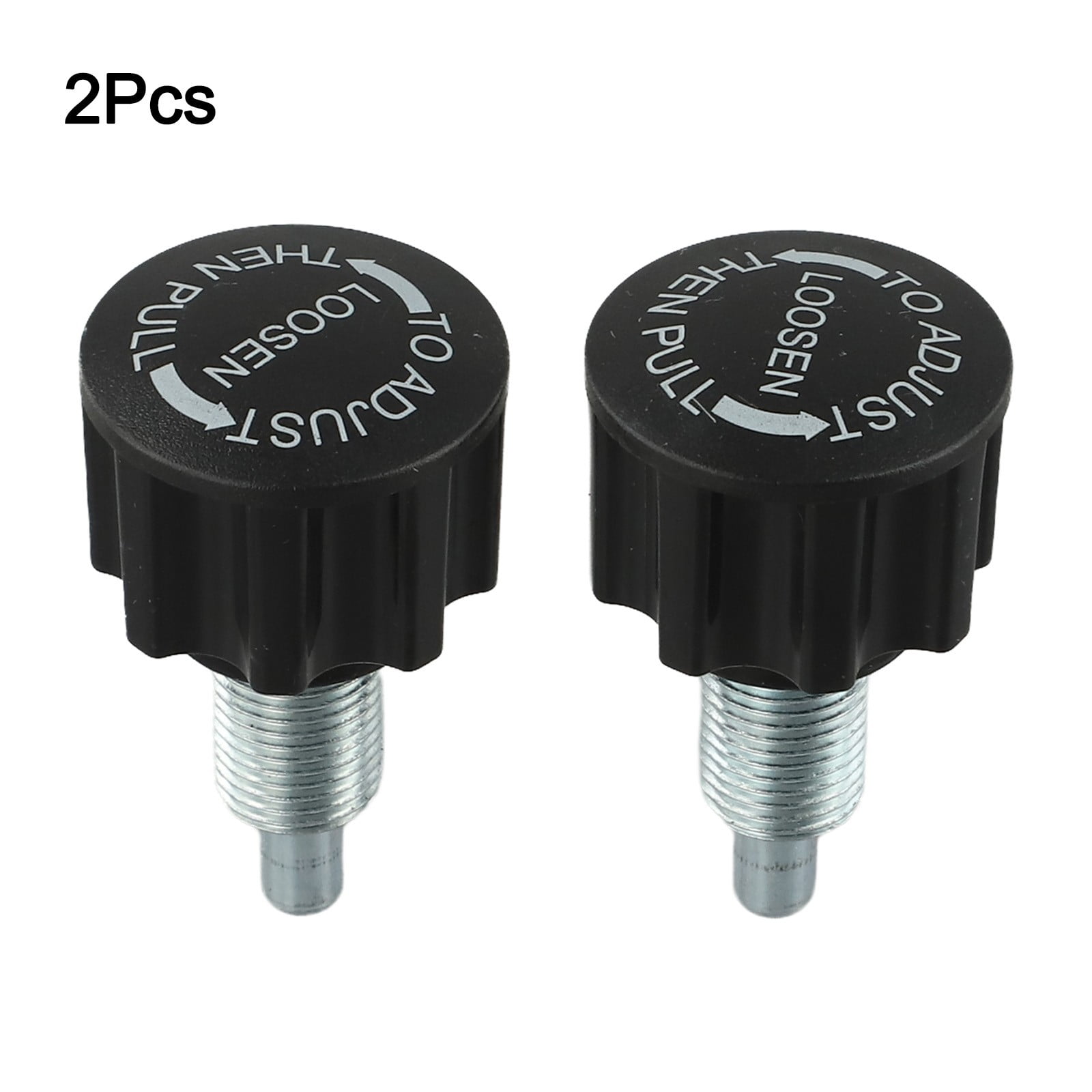 2Pcs Exercise Bike Spring Knob Pull Pin 16mm Thread 37mm Bolt Gym ...
