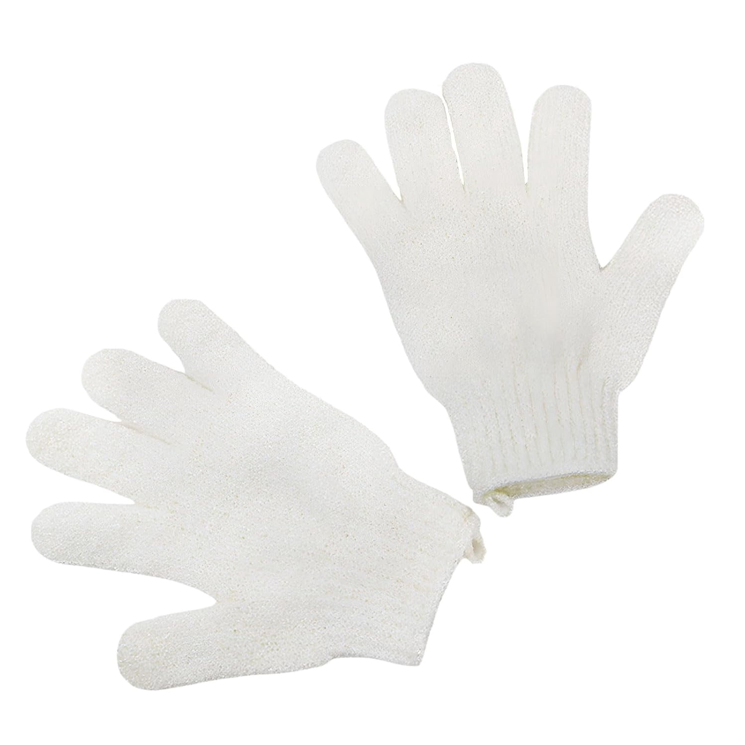 2Pcs Exfoliating Gloves - Bamboo Shower Gloves - Bath and Body ...