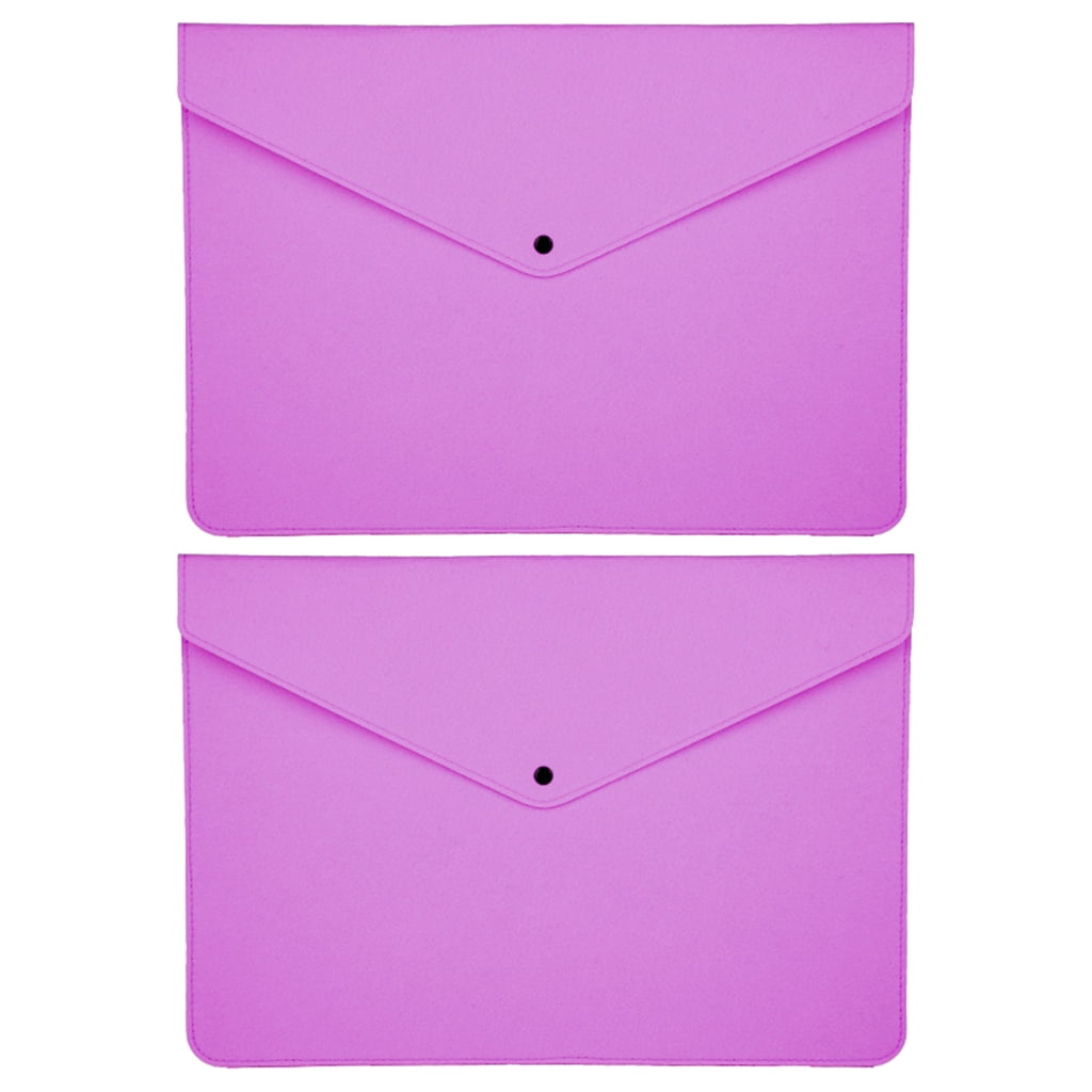 2Pcs Expanding File Bag Felt File Folder, Document Organisers Folder ...