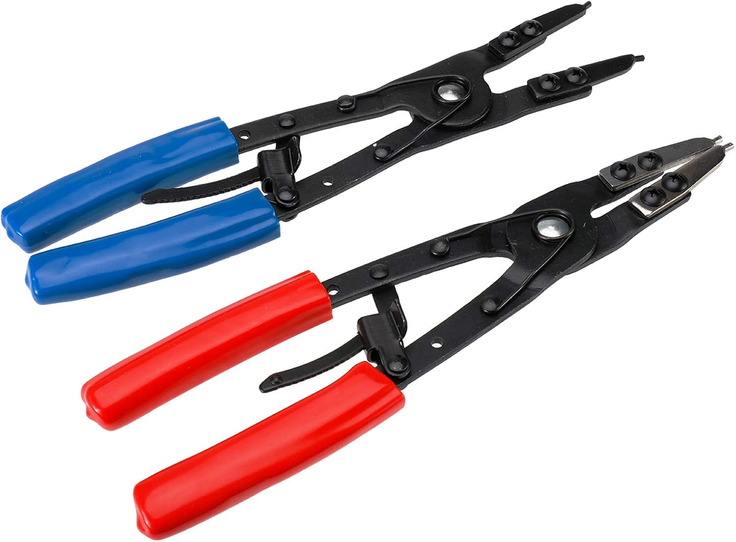 2Pcs External and Internal Snap Ring Pliers Set, Spring Ratchet CirClip ...