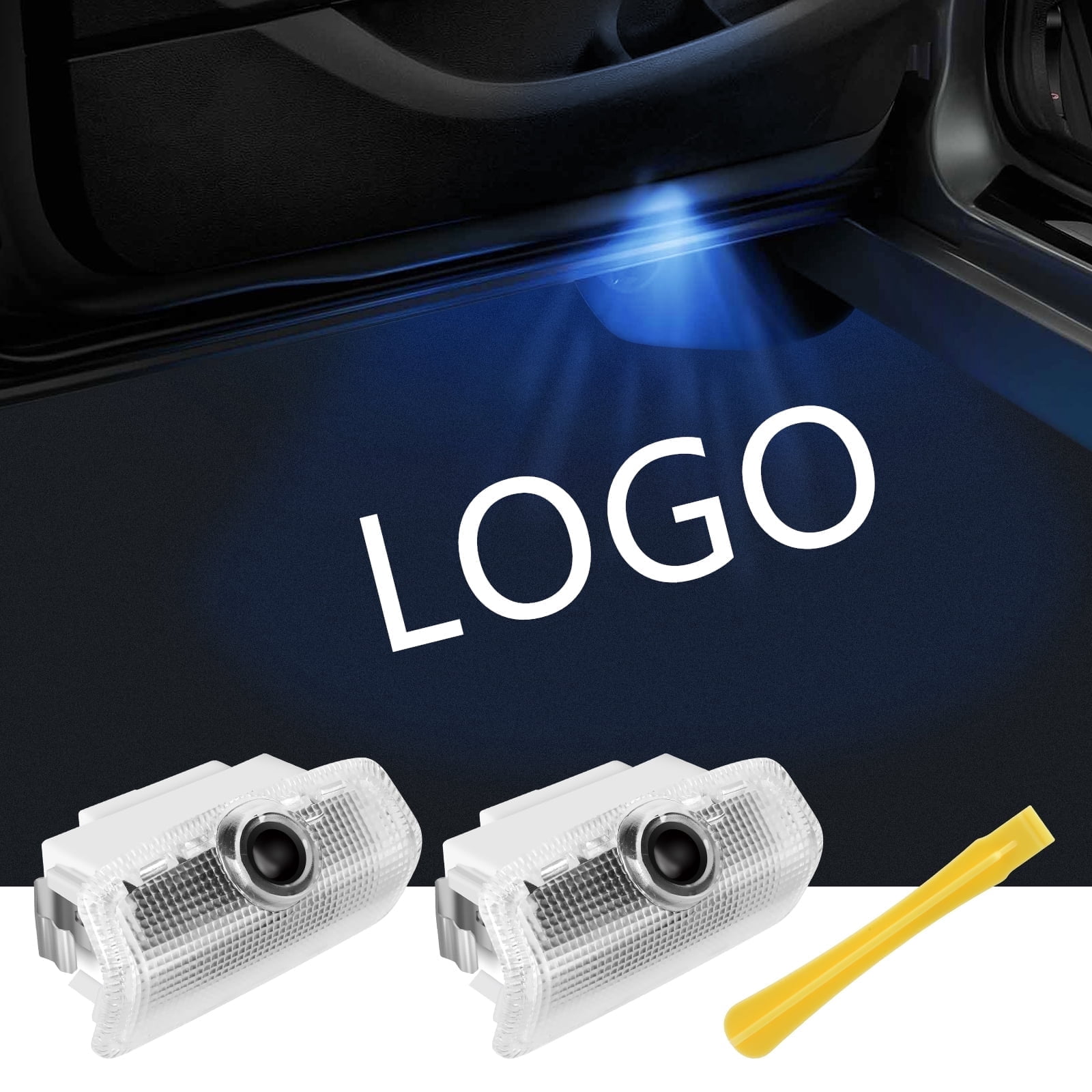 2Pcs No Fade Car Door Lights Logo Compatible With Infiniti, LED Welcome ...