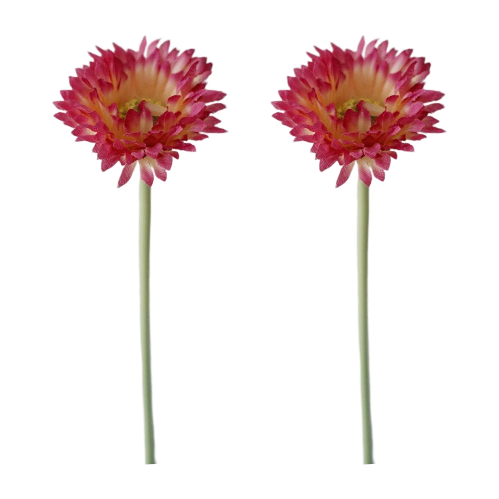 2Pcs Fake Daisy Fake Flowers, Faux Gerbera Daisies African Silk Daisy ...