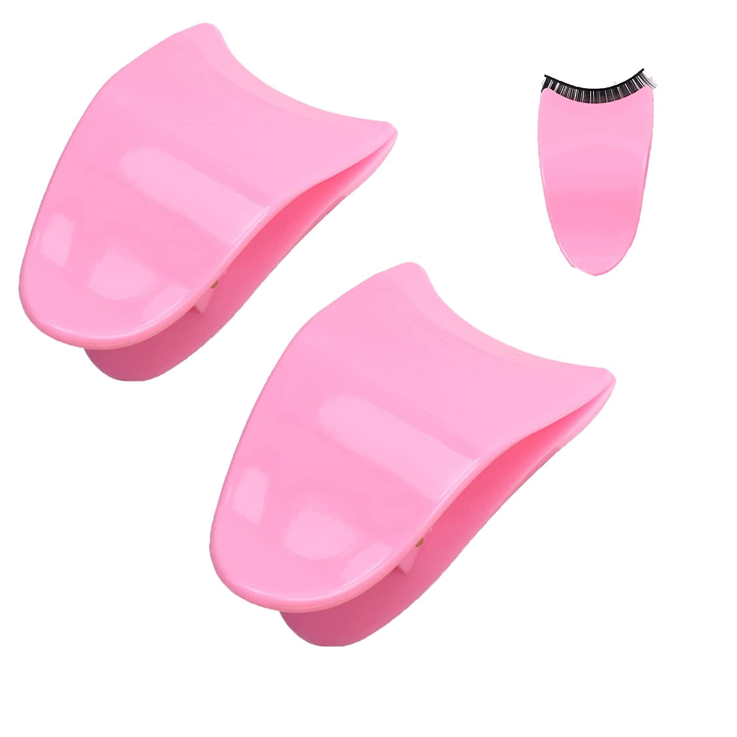 2Pcs False Eyelashes Applicator Tool, Artificial Eyelash Auxiliary Clip ...