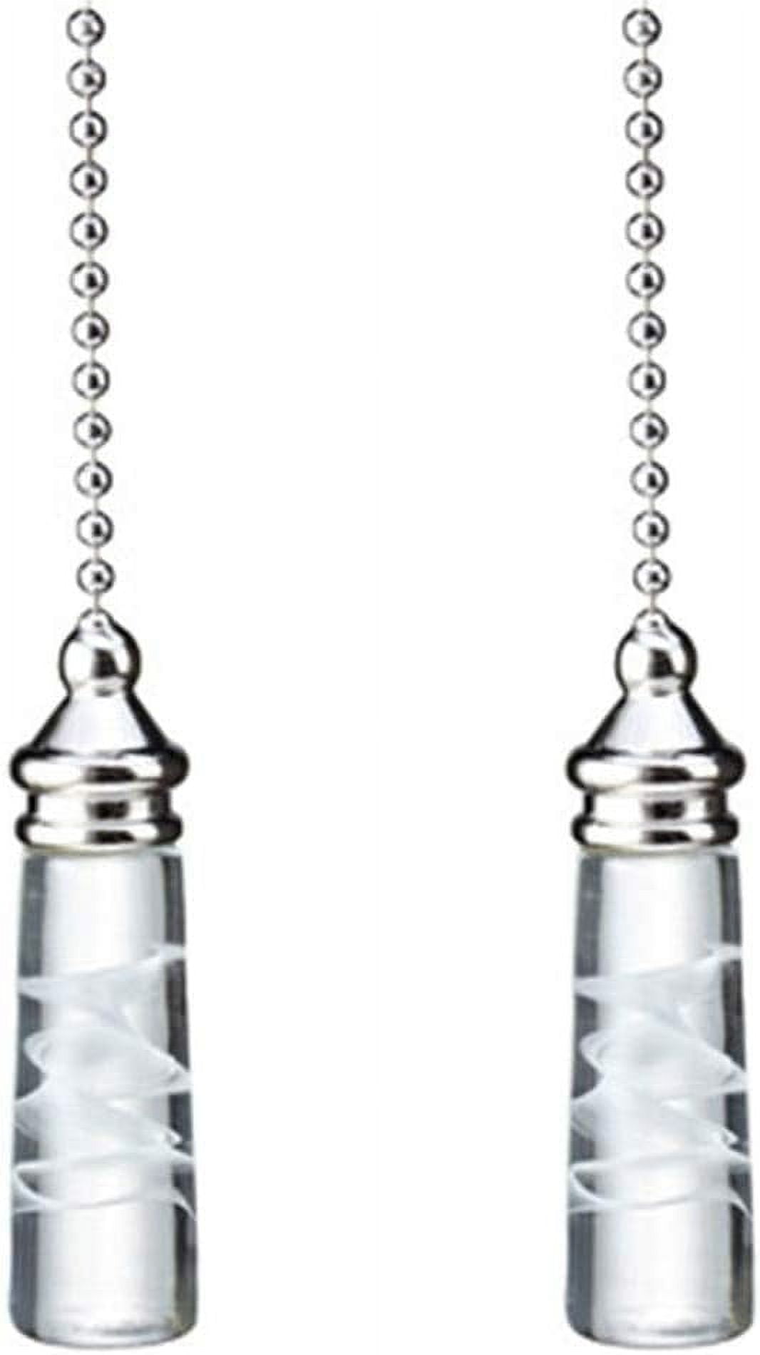 2Pcs Fan Pull Chains 12 inches Decorative Ceiling Light Pullchain ...