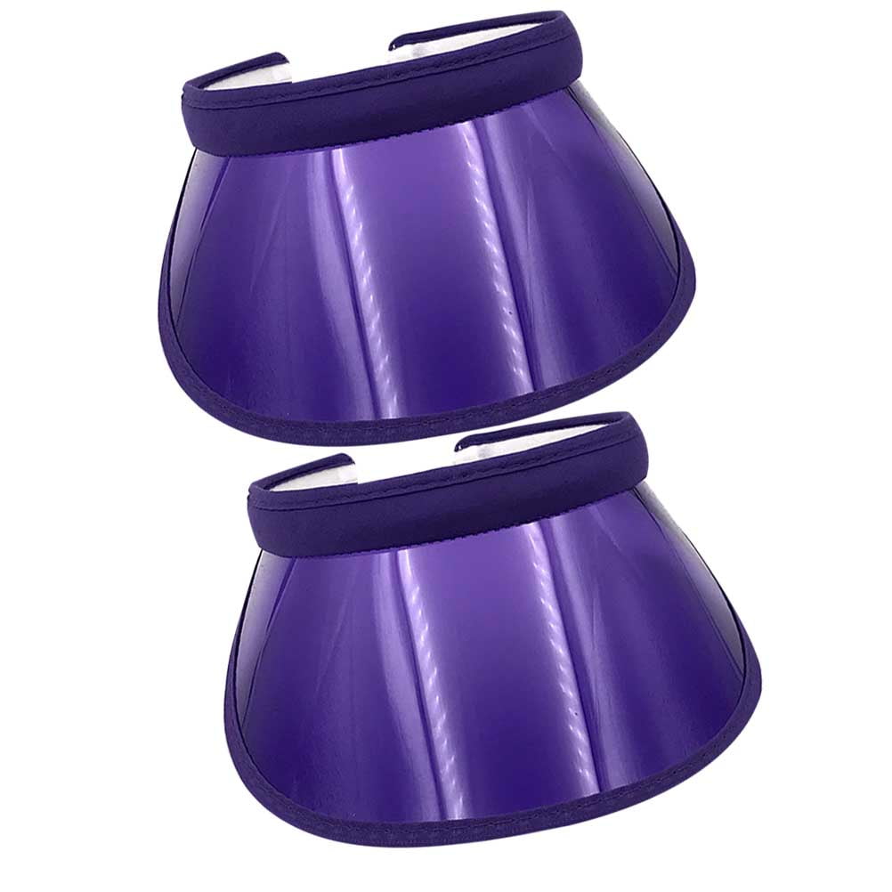 2Pcs Fashion Empty Hat Outdoor Leisure Sun Block Plastic Hat Summer ...
