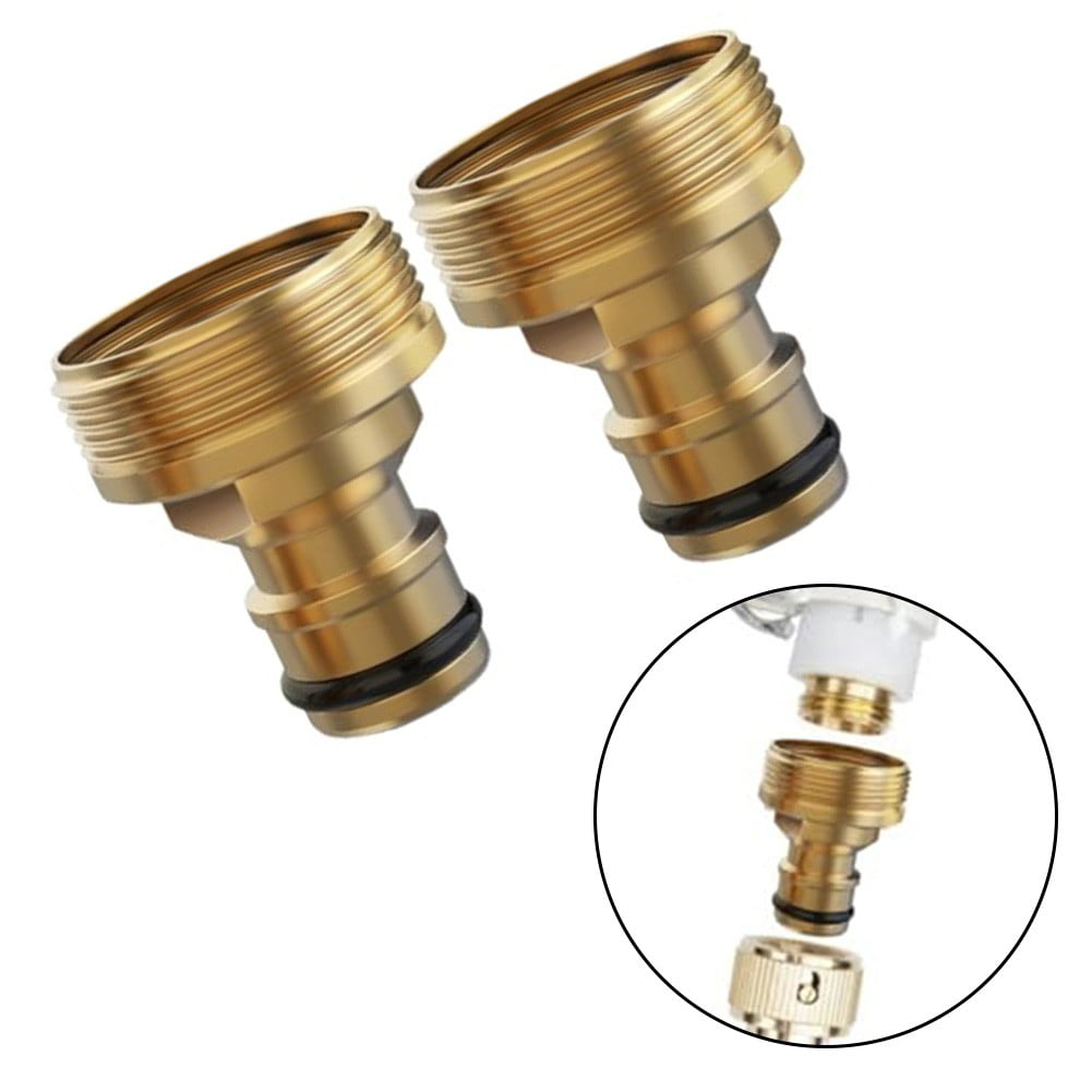 2Pcs Faucet Connector Adapter Water Connector Single Slot 22 Female ...