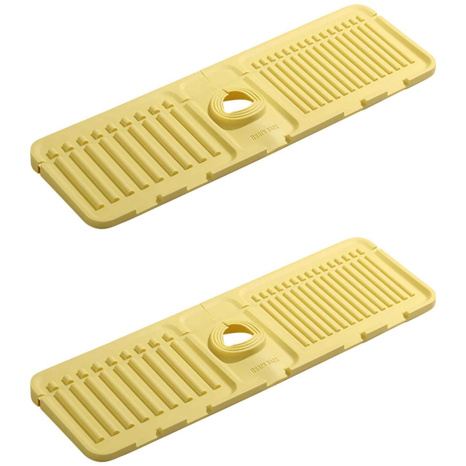 2Pcs Faucet Water Flowing Pad Drying Cushion Sink Guard Pad - Super ...