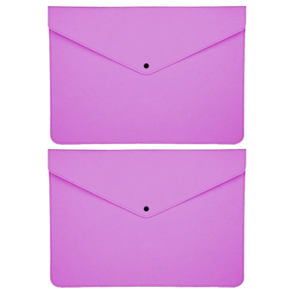 2Pcs Felt Storage Pouches Felt Folder Expanding File Folders Document ...