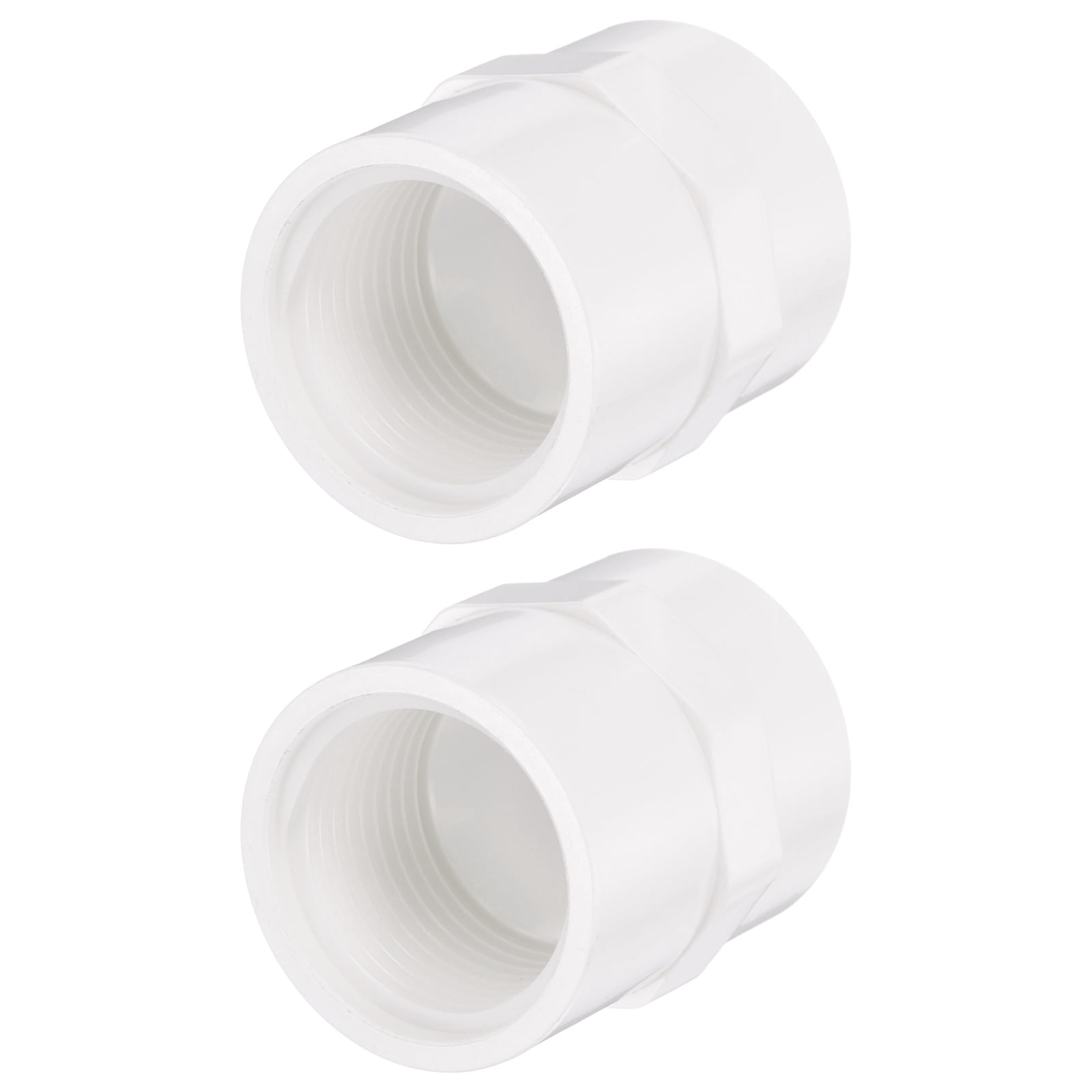 2Pcs Female Threaded Adapter, 1/2" Schedule 40 PVC Pipe Fitting ...