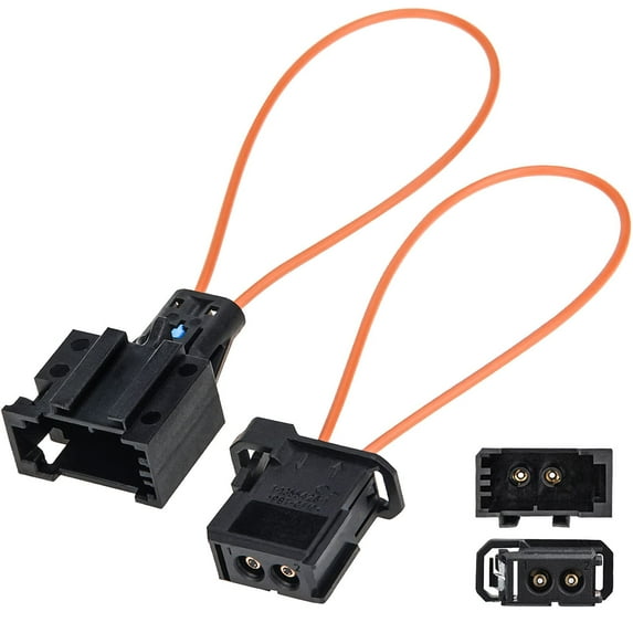 2Pcs Fiber Optic Loop, Female and Male Fiber Optic Bypass Loop Adapter ...